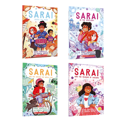 英文原版 Scholastic：Sarai 萨莱伊 系列4本 青少年课外阅读故事书 8-12岁中学生儿童生活体验课外英语进阶桥梁章节书