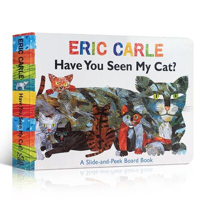 送音频英文原版绘本Eric Carle Have You Seen My Cat你看到我的猫了吗卡尔爷爷纸板书读物宝宝幼儿童早教启蒙1-3岁eric carle