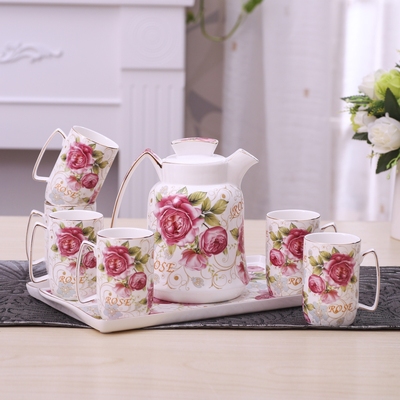 陶瓷大号冷水壶耐高温冰水壶