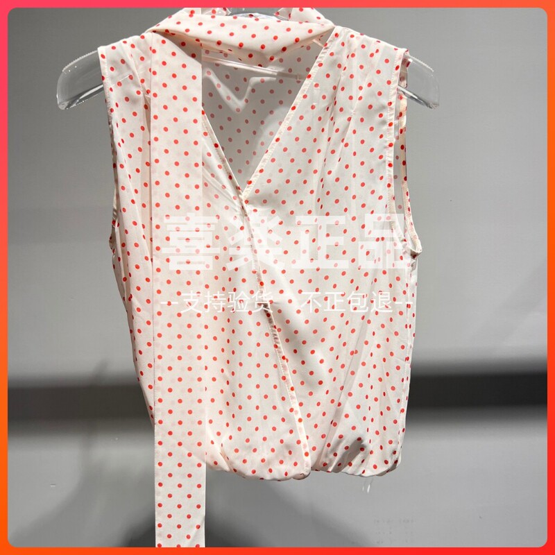 MOISSAC/摩萨克国内正品代购2026秋季女装无袖衬衫MWGQ80409-1099