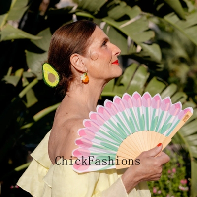 现货进口法国coucou suzette抓夹盘发鲨鱼夹牛油果水果发夹