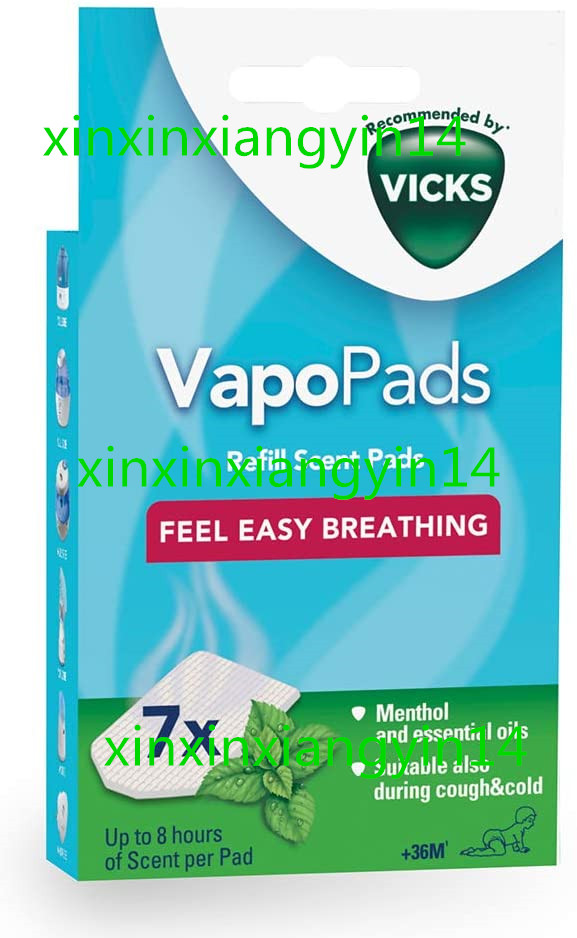 Vicks Vapo Pads Duftpad für Verdampfer, Menthol-Duft, 7er