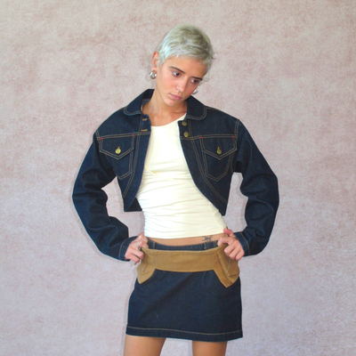 AXISOF复古原创廓形牛仔外套女