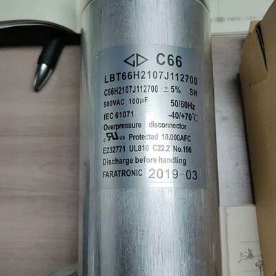 议价法拉C66 LBT66H2107J112700 100uF可维修