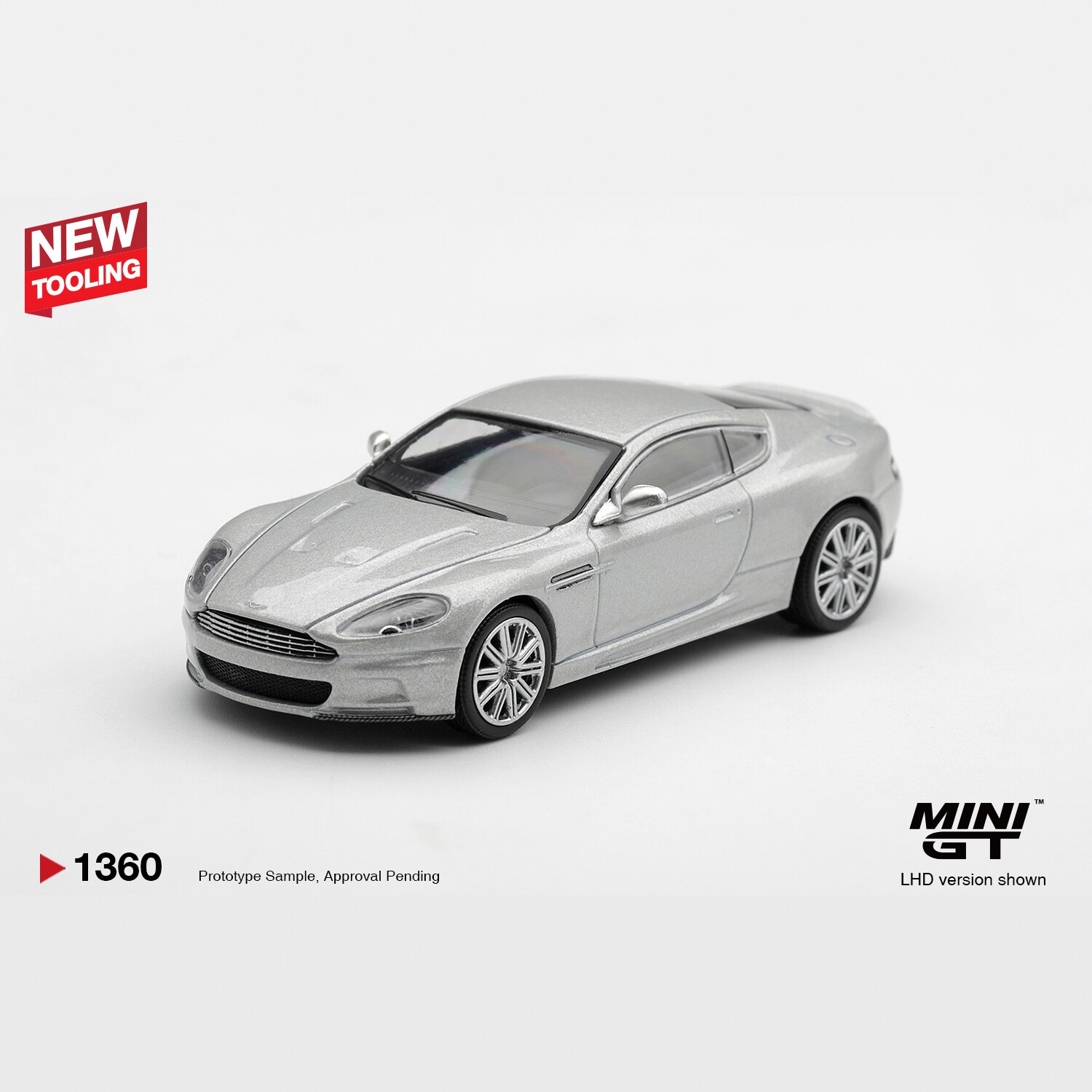 MINIGT 1:64 阿斯顿马丁Aston Martin DBS 2008合金汽车模型 1360