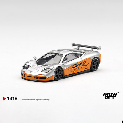 MINIGT 1:64 迈凯伦 McLaren F1 GTR 1995 仿真合金汽车模型 1318