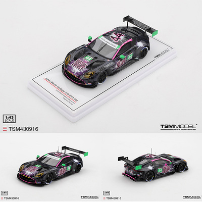 TSM 1:43 阿斯顿·马丁 Vantage GT3 Evo #44 树脂 仿真汽车模型
