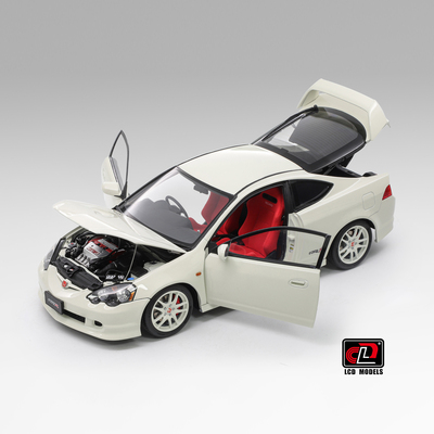 LCD 1:64 本田 思域 INTEGRA DC5 TYPE-R全开门 仿真合金汽车模型
