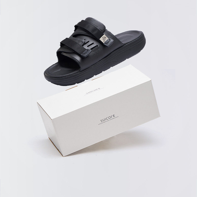 SUICOKE Urich 日式山系橡胶尼龙绑带休闲拖鞋运动凉鞋