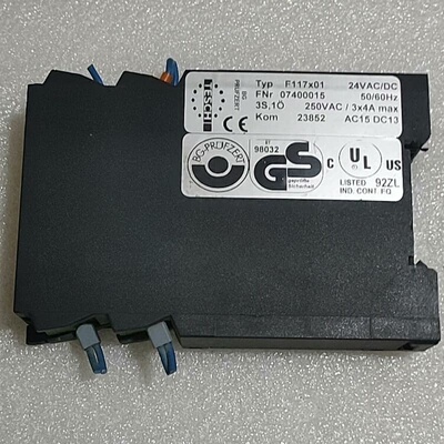 议价德国TESCH安全继电器F117X01 07400015维修