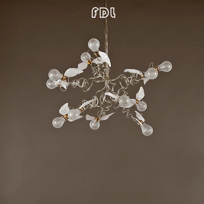 德国创意羽毛吊灯吸顶灯台灯