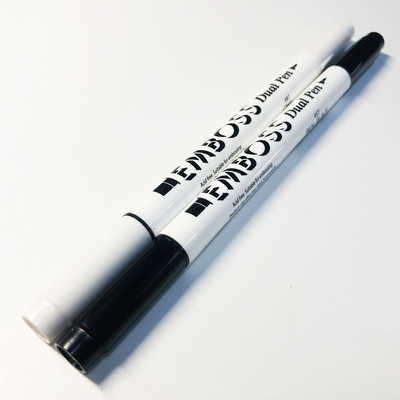 安爷笔铺 改笔材料 Emboss新版欧杆白杆