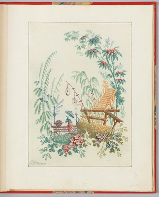 T863法国让·巴普蒂斯特·皮勒芒 Jean Baptiste Pillement 水彩