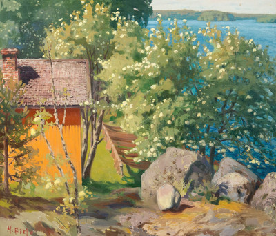 YC514【芬兰】西乐米·比泽（Helmi Biese）绘画网传图库