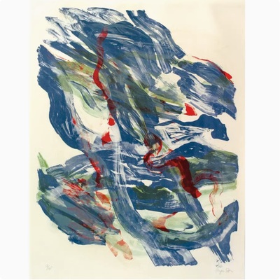 YC026【挪威】Inger Sitter 抽象绘画、版画网传电子图库.