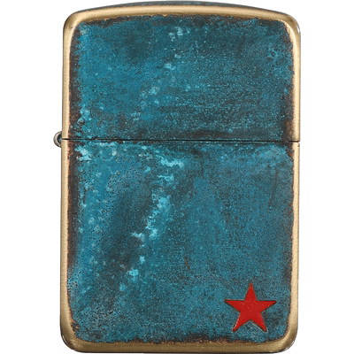 ZIPPO打火机正品1941复刻五角星