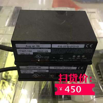 议价MS-710 FIS-0710-0121G 77327-104固定扫瞄器条码阅读器MICRO