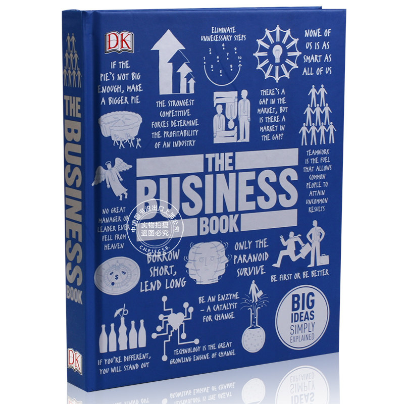 英文原版 DK商学百科图解 The Business Book DK人类的思想百科丛书全彩精装 Big Ideas Simply Explained DK百科系列_虎窝淘