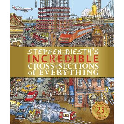 预售 DK不可思议的大剖面之万物 25周年纪念精装版 英文原版 Stephen Biesty's Incredible Cross-Sections of Everything