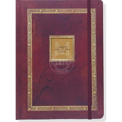 古董花字 笔记本 日记本 文创周边 Peter Pauper Press 无酸纸 刷边 英文原版 Antique Monogram Journal
