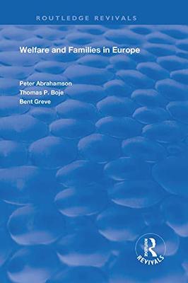 预售 按需印刷 Welfare and Families in Europe