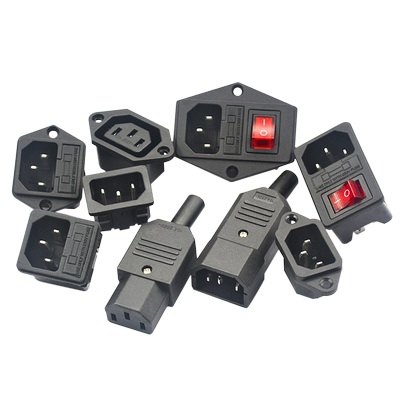 Risym品字三芯电源线AC插头插座