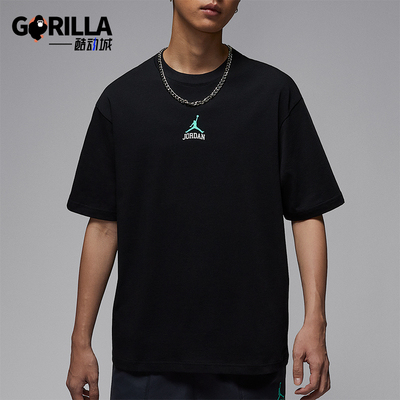 Nike/耐克正品JORDAN男士休闲透气宽松经典图案短袖IM3354-010