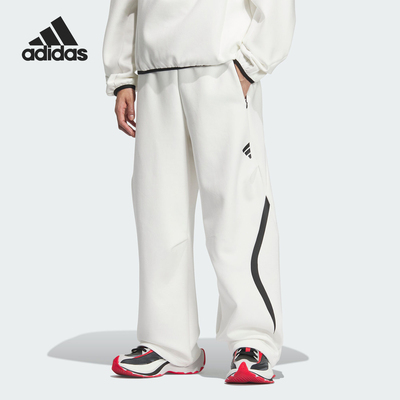 Adidas/阿迪达斯正品秋冬新款男士简约条纹宽松休闲裤JZ8704