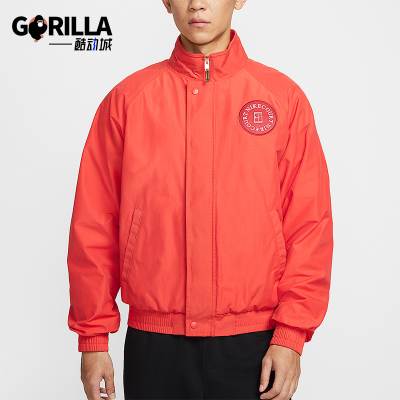 Nike/耐克正品Court Heritage男士运动加绒网球夹克HQ1745-673