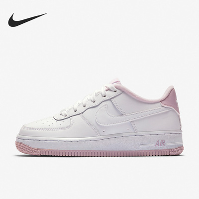 Nike/耐克正品儿童圆头皮革空一号樱花低帮板鞋CD6915-100