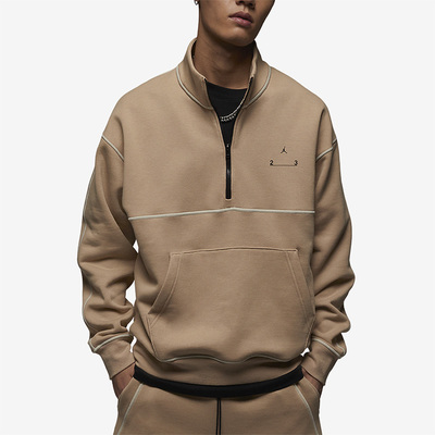 Nike/耐克正品新款Air Jordan男子半拉链加绒立领卫衣DV7680-254