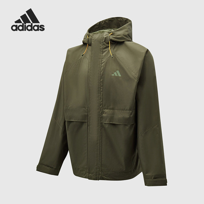 Adidas/阿迪达斯正品2026年新款男士宽松休闲梭织夹克外套KR2494