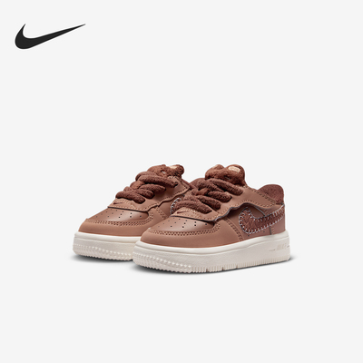 Nike/耐克正品Force 1婴童休闲耐磨低帮魔术贴运动板鞋IO7686-200