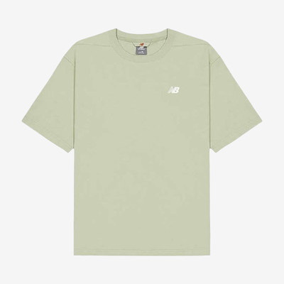 New Balance新百伦正品男圆领套头轻便舒适短袖T恤NEF31031-GRN