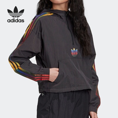 Adidas/阿迪达斯短款连帽卫衣