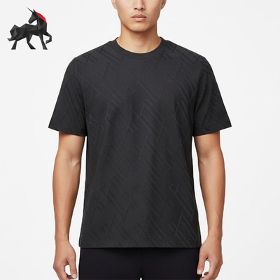 Adidas/阿迪达斯正品新款男黑色训练轻盈经典速干短袖T恤KW4763