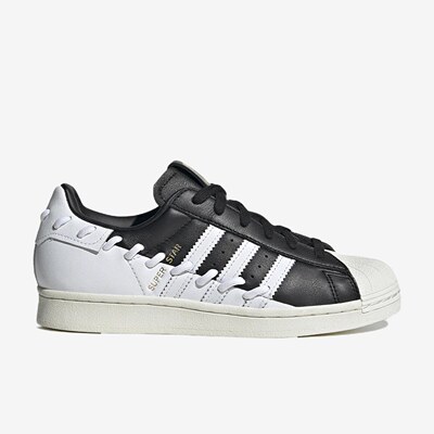 Adidas阿迪达斯正品SUPER STAR女款低帮运动休闲耐磨板鞋GX3419