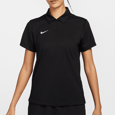 Nike/耐克正品DRI-FIT女士透气针织开衩休闲POLO衫IB8748-010