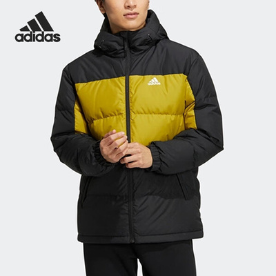 Adidas/阿迪达斯拼色连帽羽绒服
