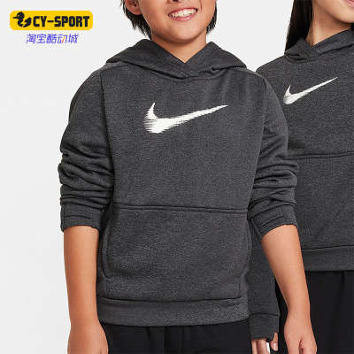 Nike/耐克正品新款大童刺绣印花休闲运动连帽卫衣FD3893-010