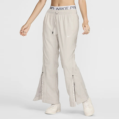 耐克女士阔腿中腰梭织长裤