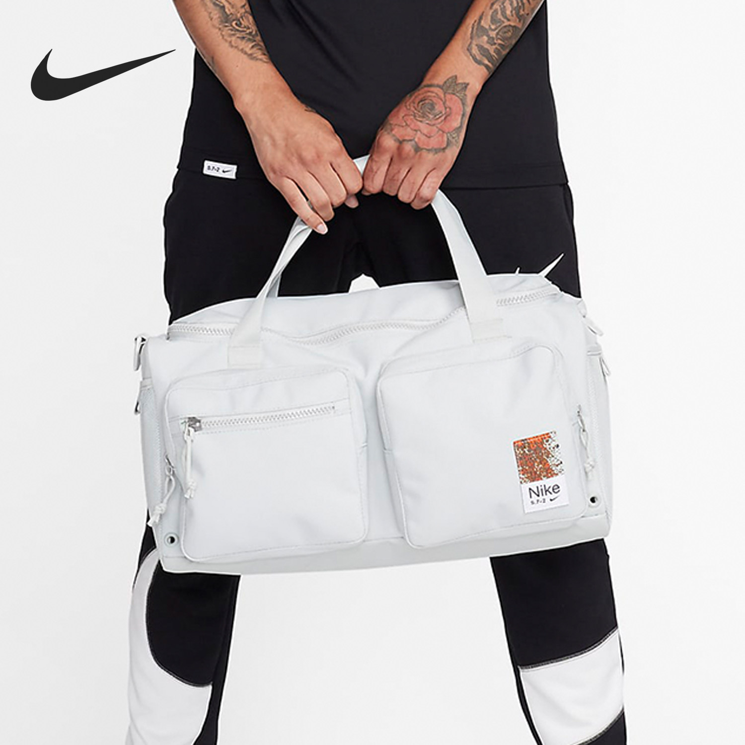 Nike/耐克正品冬季新款男女时尚大容量运动拎包FJ4817
