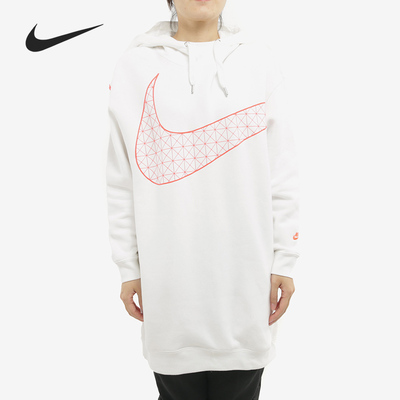 Nike/耐克正品当季新款女子运动连帽针织休闲套头卫衣BV5984-100