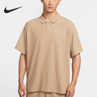Nike/耐克正品Oversize男士宽松简约翻领休闲T恤IF0377-247