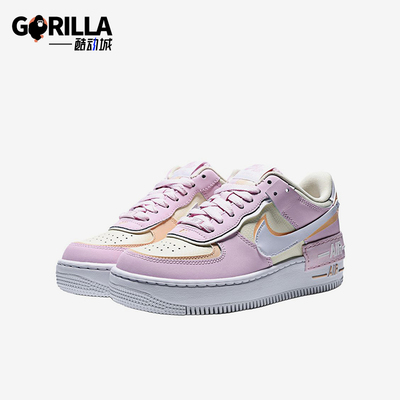 Nike/耐克正品AirForce1Shadow新款女街头经典休闲板鞋DZ1847-600