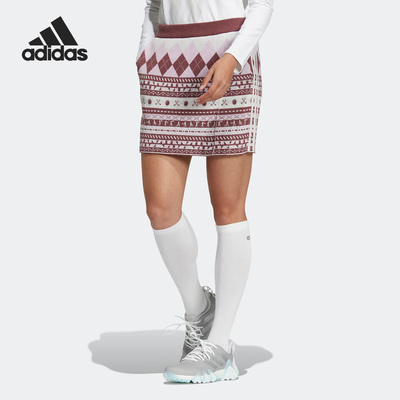 Adidas/阿迪达斯官方正品W GR FF SKIRT女子高尔夫针织短裙HC3789