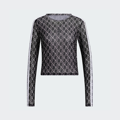 Adidas/阿迪达斯正品春季新款女士经典复古潮流圆领长袖T恤JY7665