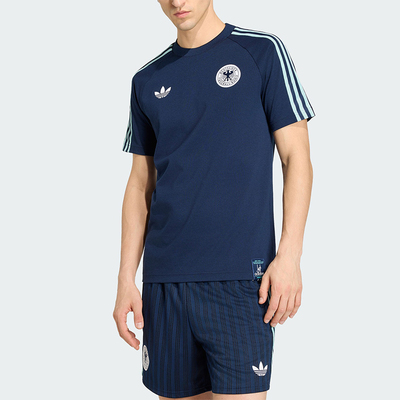 Adidas/阿迪达斯正品三叶草男士运动圆领训练经典短袖T恤JZ9342