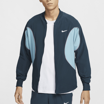 耐克男士拼接宽松时尚休闲外套