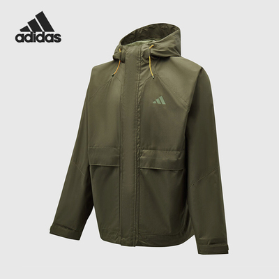 Adidas/阿迪达斯正品2026年新款男士宽松休闲梭织夹克外套KR2494